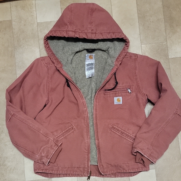 Carhartt | Jackets & Coats | Carhartt Womens Utility Jacket Dusty Rose ...